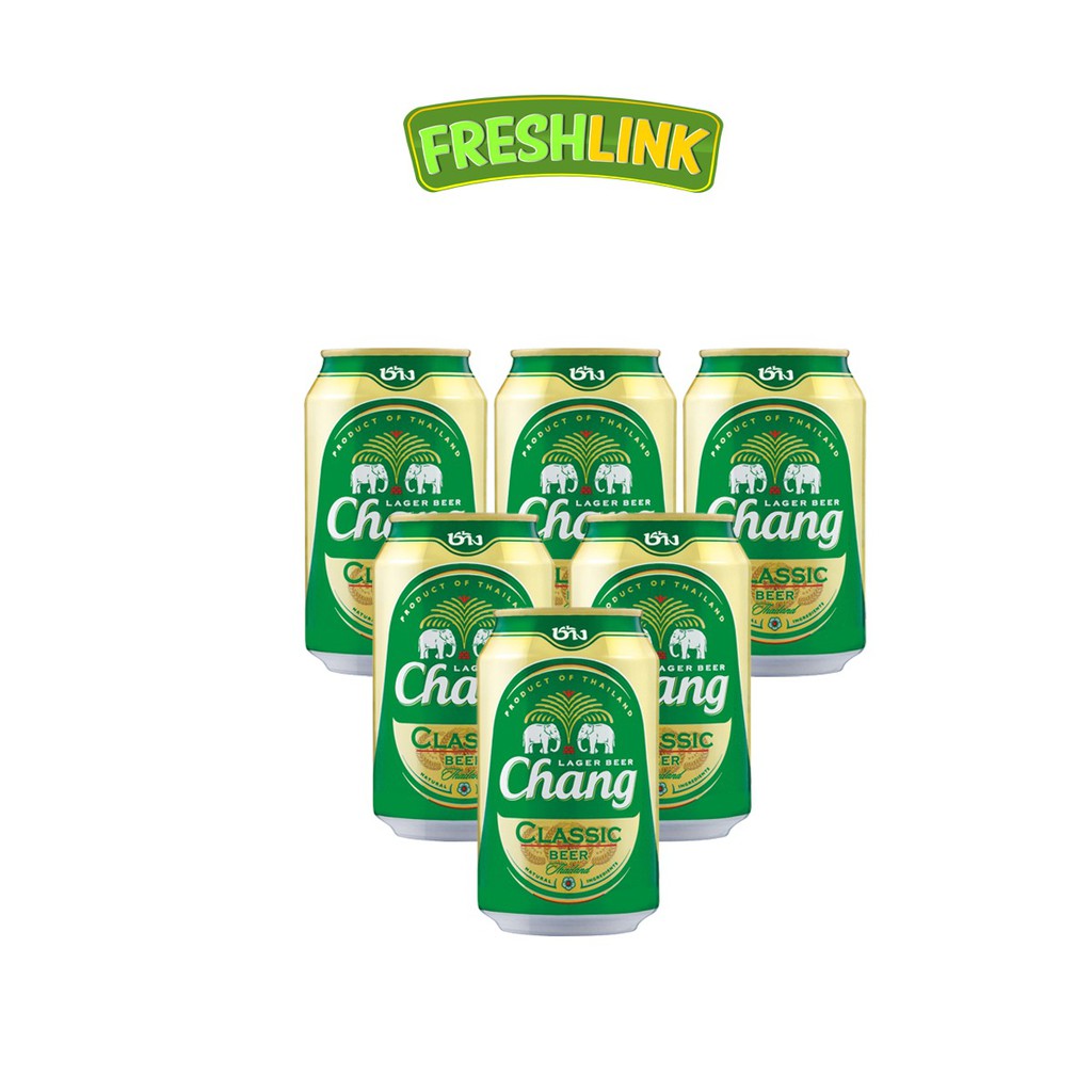 Chang Classic Can Beer 330ml (Pack of 6) | Shopee Philippines