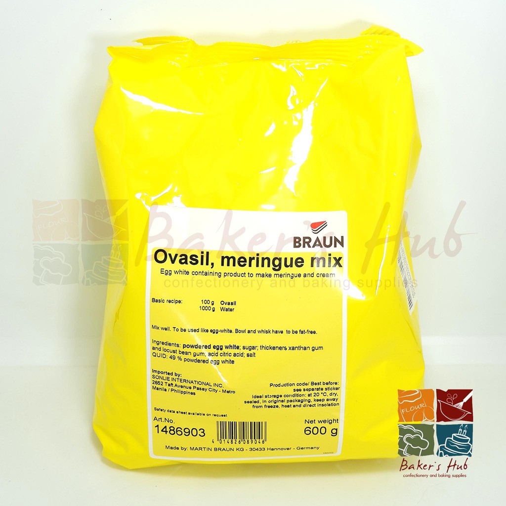 Ovasil Meringue Mix 600g | Shopee Philippines