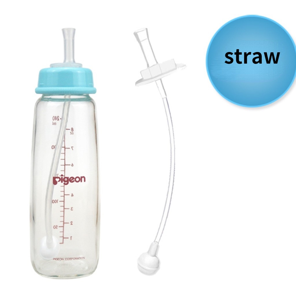 [COD]Standard Caliber Liquid Silicone Baby Drinking Cup Straw Drinking ...