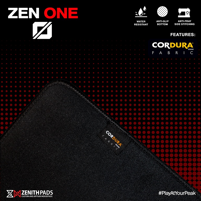 Zen One Zero - Cordura Gaming Mousepad | Shopee Philippines