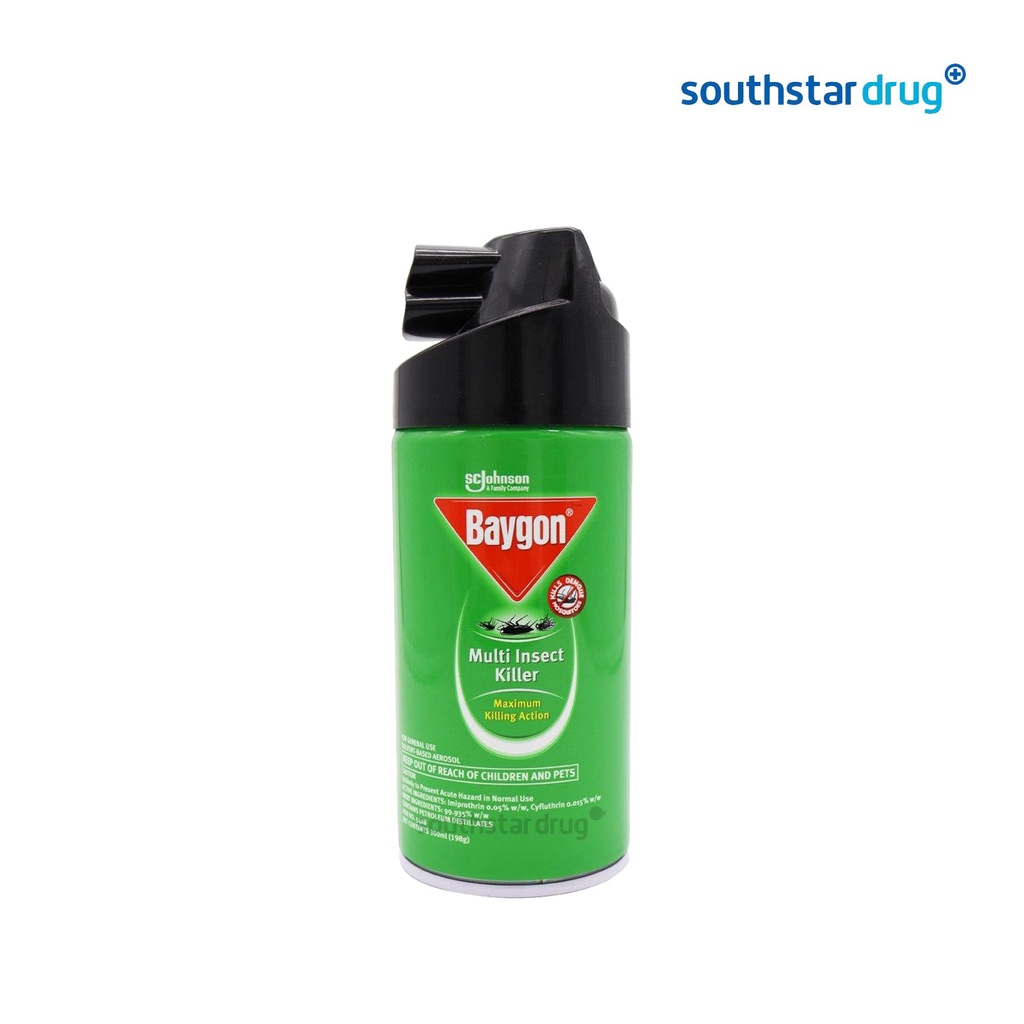 Baygon Spray Multi Insect Killer 300 ml | Shopee Philippines