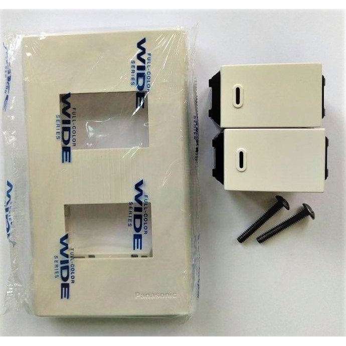 Panasonic Wide Series 2 Gang - 1 Way Switch | Shopee Philippines