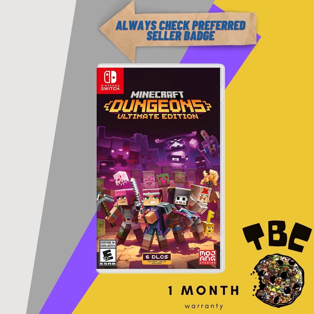 Minecraft Dungeons Ultimate Edition - Nintendo Switch [US] | Shopee ...