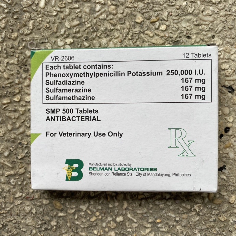 SMP 500 Antibacterial 1 tablet | Shopee Philippines