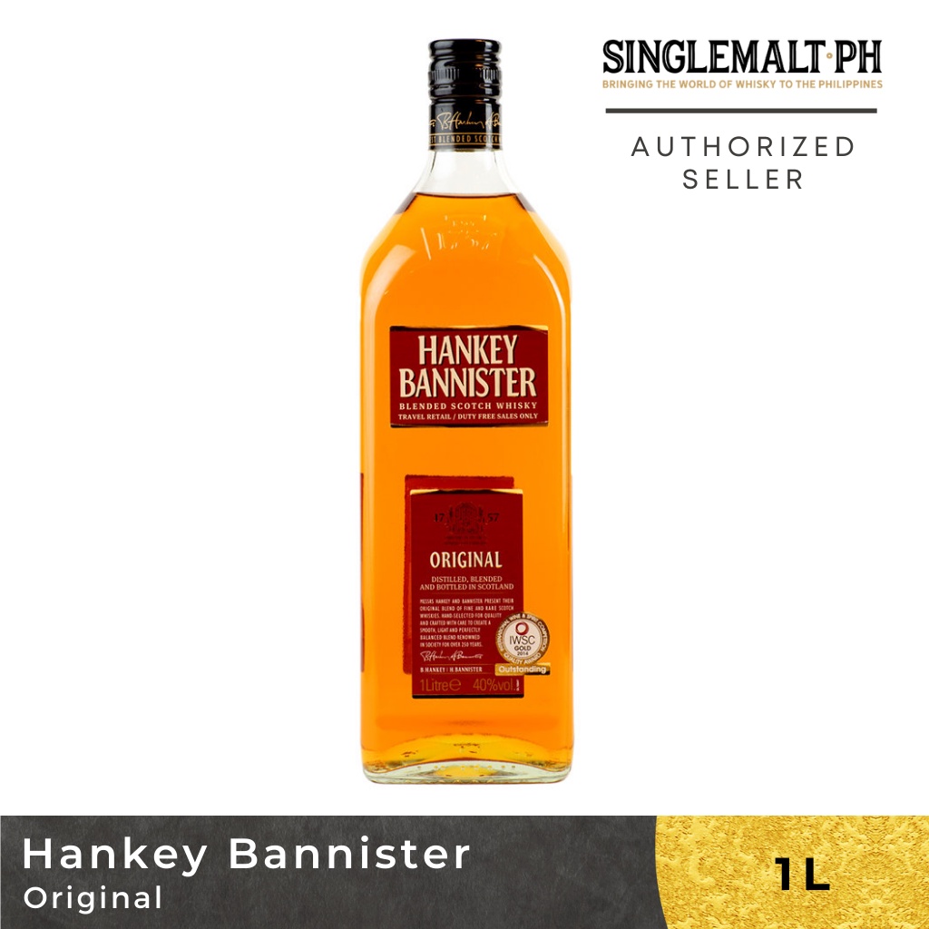 Hankey Bannister Original Blended Scotch Whisky 1L | Shopee Philippines