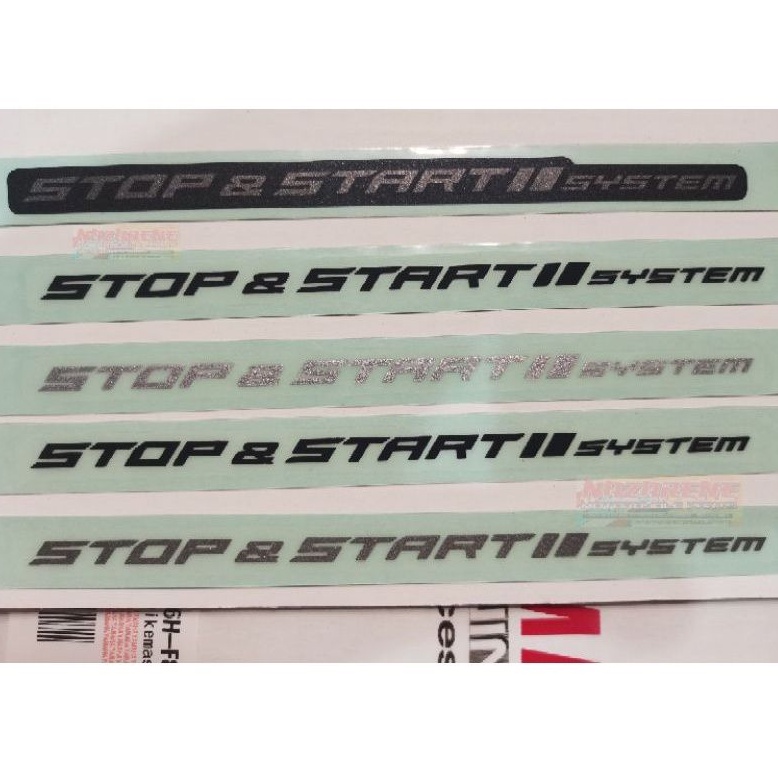Stop and Start System Sticker Yamaha Genuine | Shopee Philippines