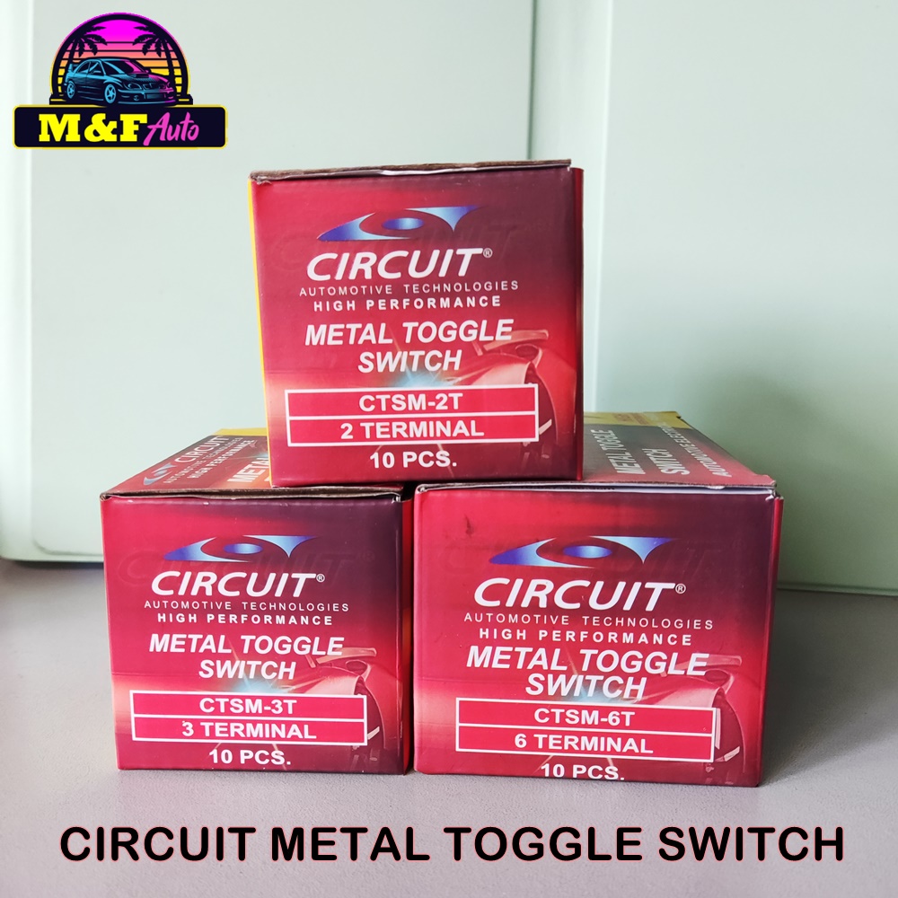 Circuit Toggle Switch 2T, 3T, 6T (2 WAY, 3 WAY, 6 WAY) | Shopee Philippines