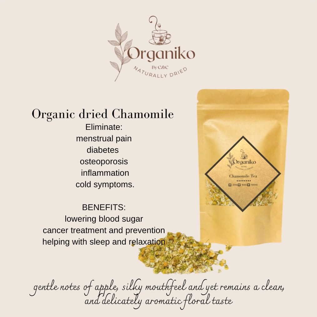 Chamomile Flower Tea 25g 50g 100g | Shopee Philippines