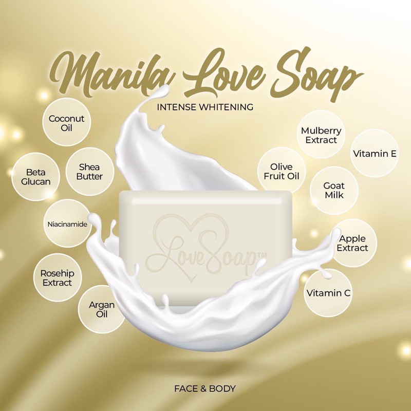 Manila Love Soap (intense whitening) | Shopee Philippines