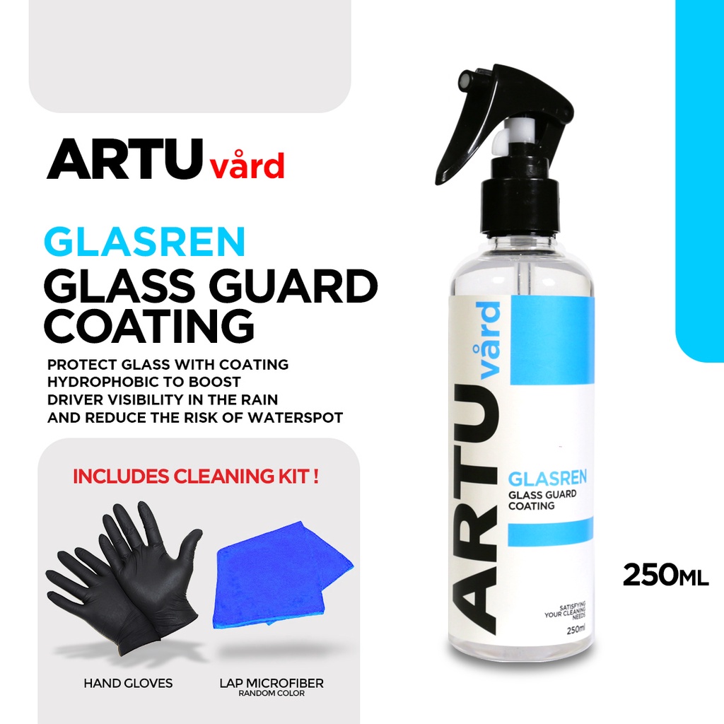 ARTU Vard GLASREN Glass Water Repellent 250ml | Shopee Philippines