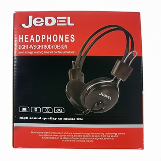 JeDEL Stereo Gaming Headphone with Mic wired headset JD-808 | Shopee ...