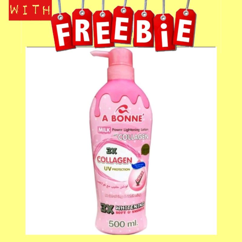 A Bonne Milk Power Lightening Lotion with Collagen 500ml | Shopee ...