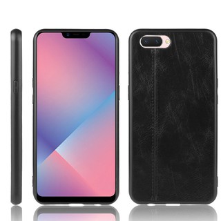 Casing OPPO A 12 e A12e PU Leather Hard Silicone Back Cover Phone Case ...