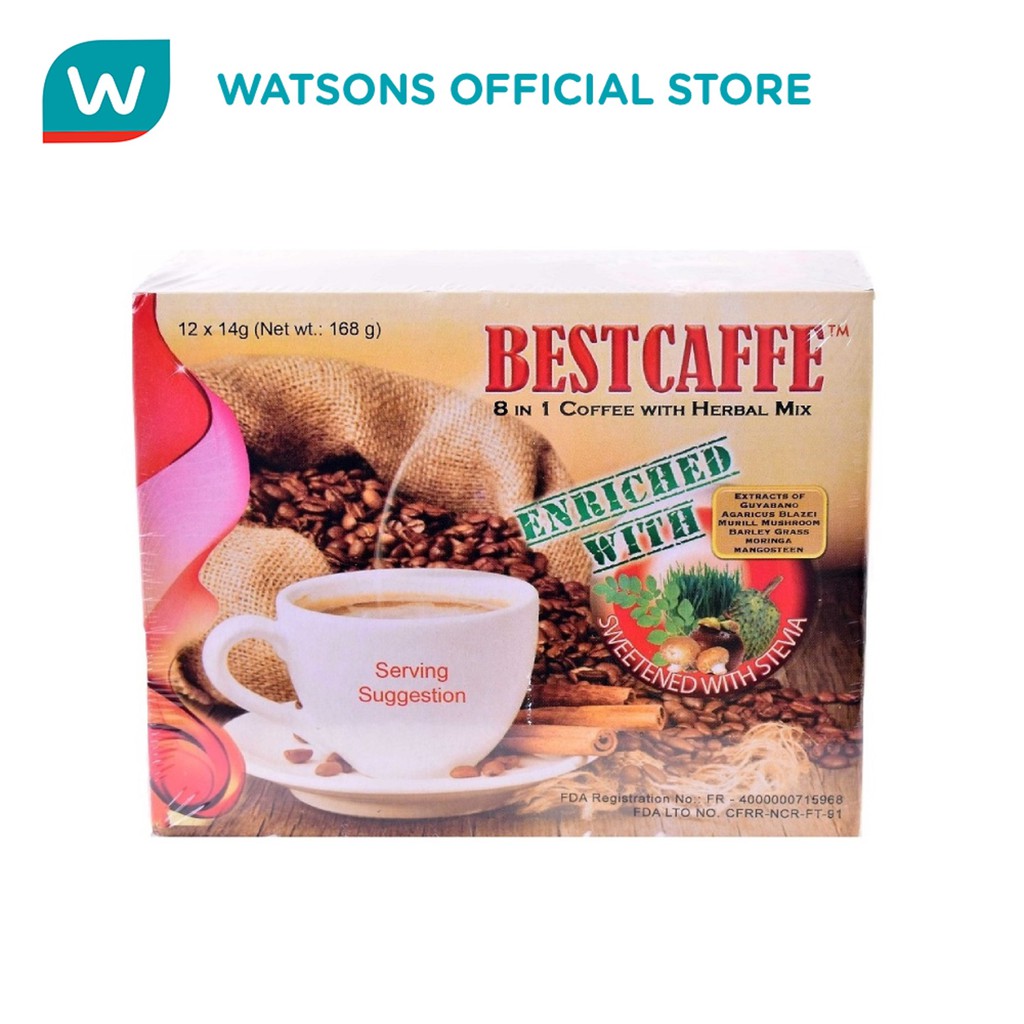 BEST CAFFE 8 in 1 Coffee With Herbal Mix | Shopee Philippines