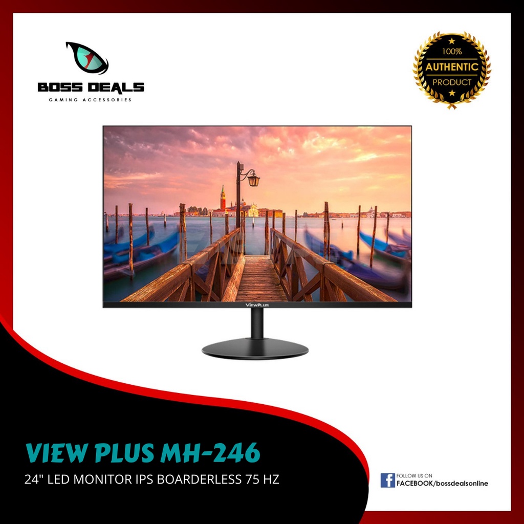24" Viewplus MH-246 IPS Borderless 75hz | Shopee Philippines
