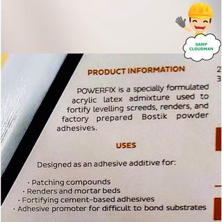 BOSTIK Powerfix Addmix Emulsion Multi-Purpose Acrylic Latex Fortifying ...