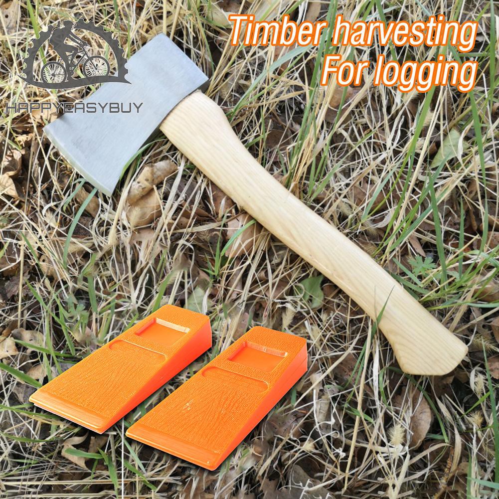 HA beautifulPlastic 5 inch Felling Wedge Woodcutting Felled Chock ...