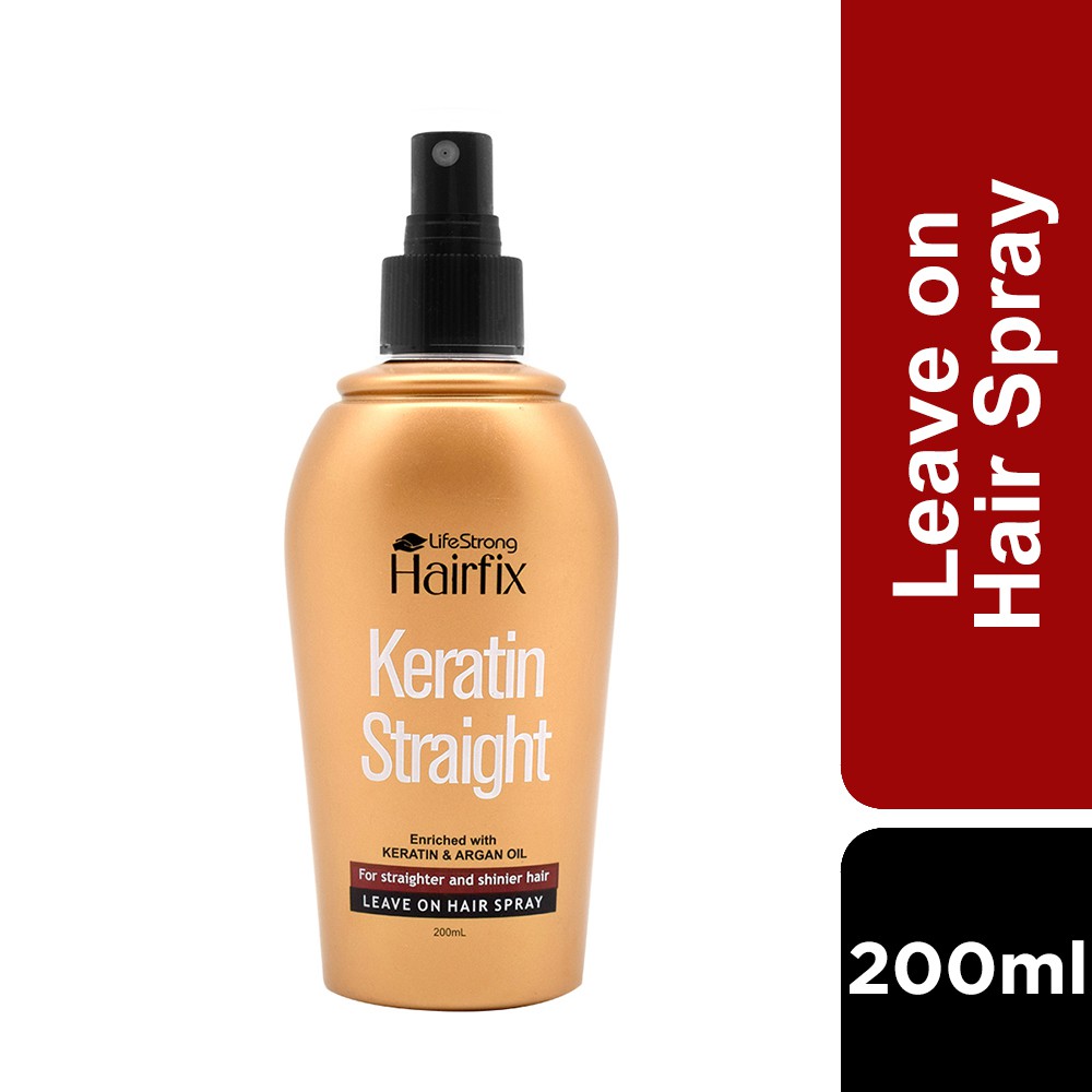 Hairfix Keratin Straight Hair Spray 200ml | Shopee Philippines