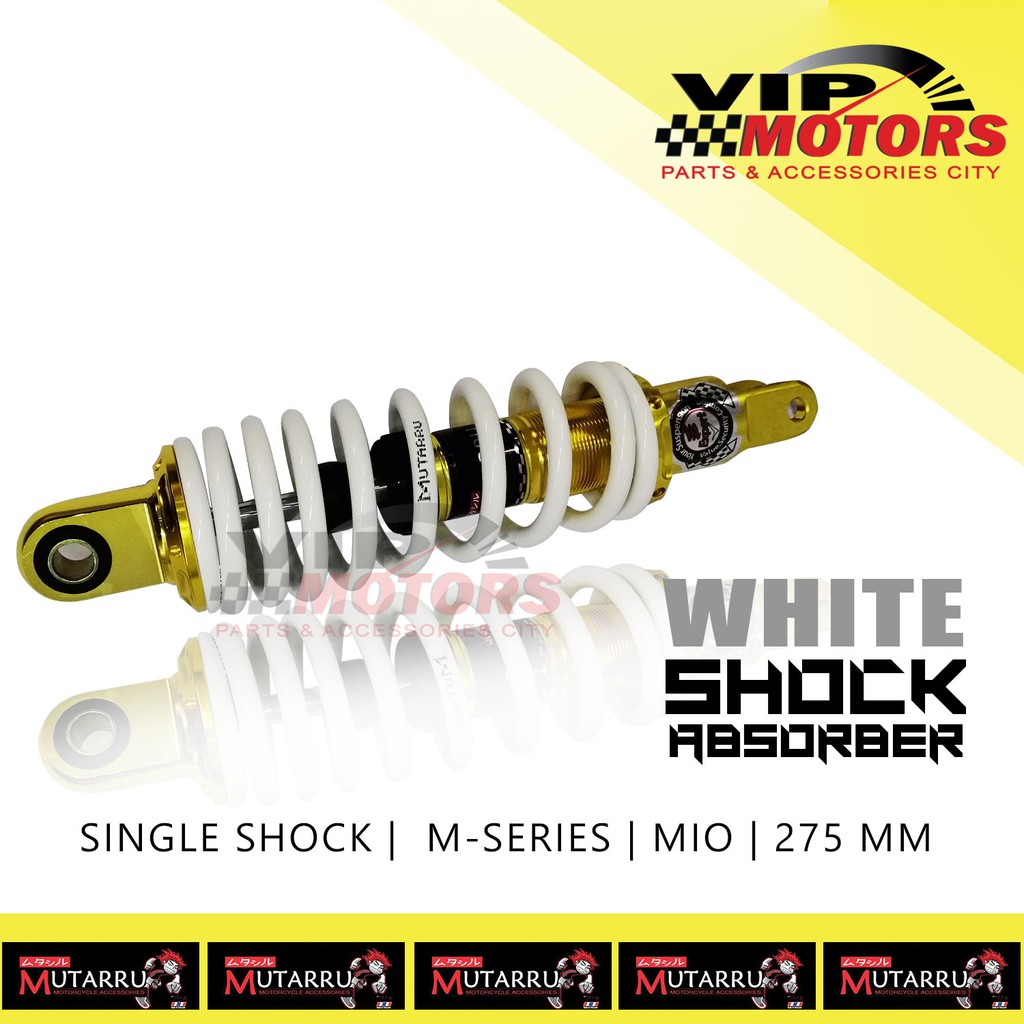 Mutarru 275mm Single Shock Abs White Springs | Shopee Philippines