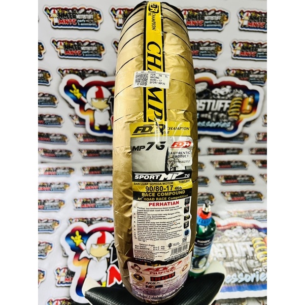 FDR MP76 RACE COMPOUND TIRE 90-80/17 WITH FREE KOBY SEALANT/PITTO ...