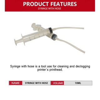 Syringe With Hose Used For Inkjet Printer Solution And Ink 4 Pcs ...