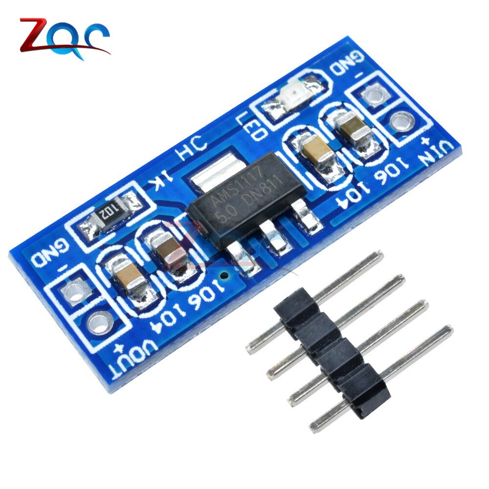 5PCS/Lot SMD AMS1117 DC-DC Step Down Buck Converter Power Supply Module ...