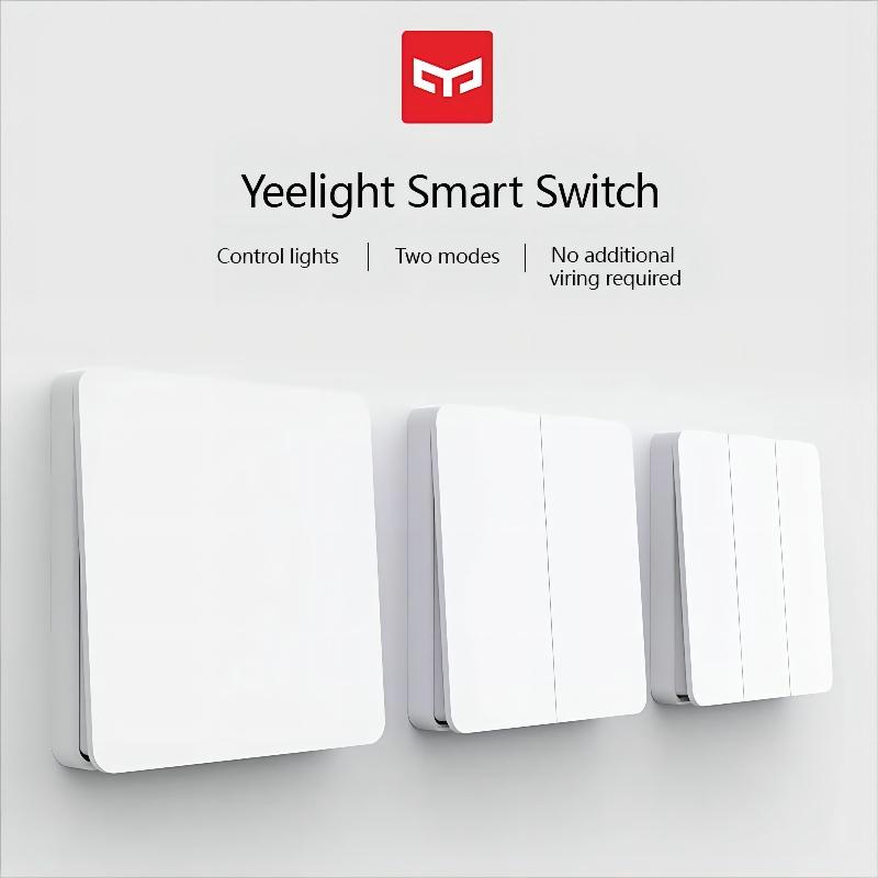 Yeelight Slisaon Switch Wall Switch 250V 16A 1/2/3 Gang Button Panel ...