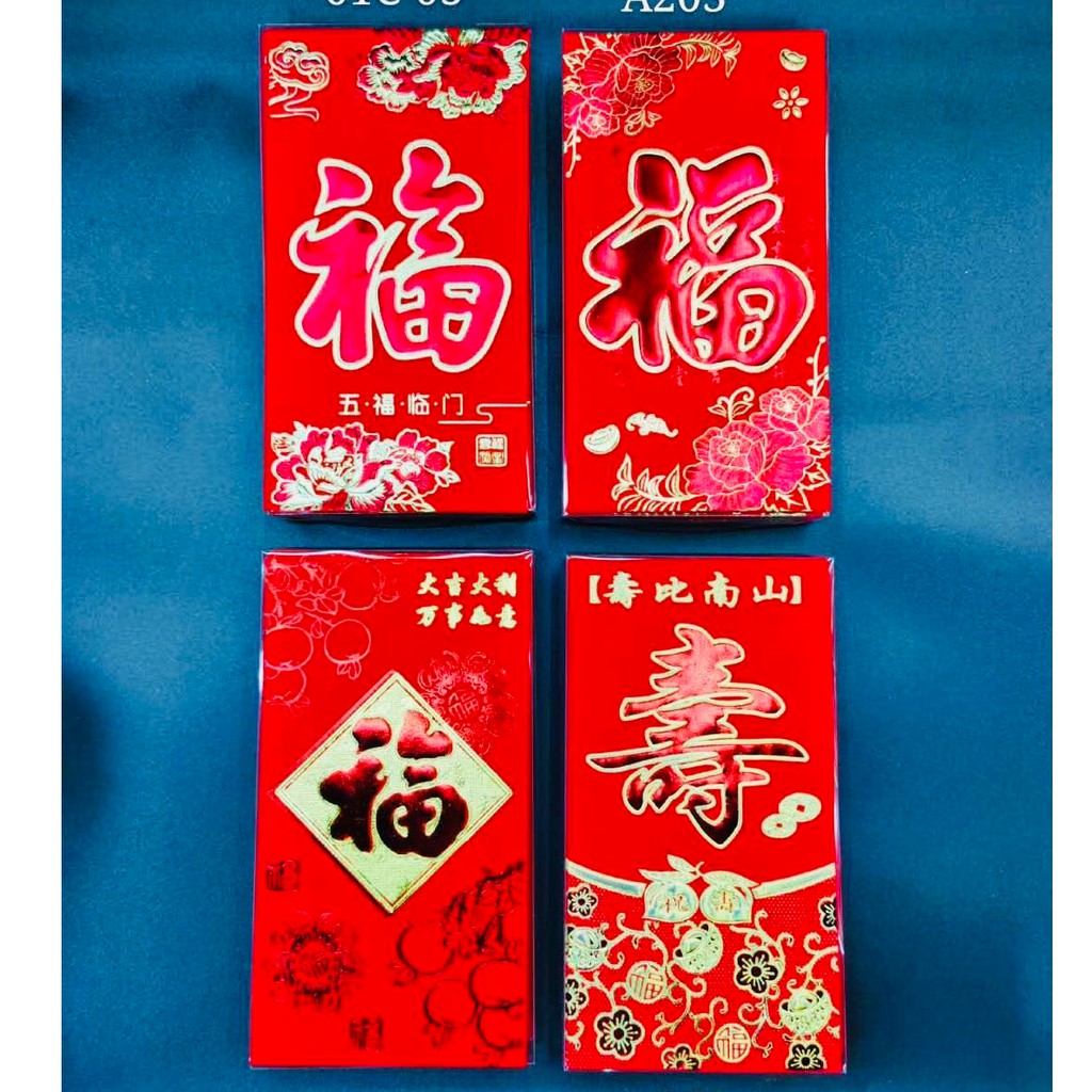 Box 25pcs Long Thick Wedding and Good Luck Ampao / Angpaw | Shopee ...