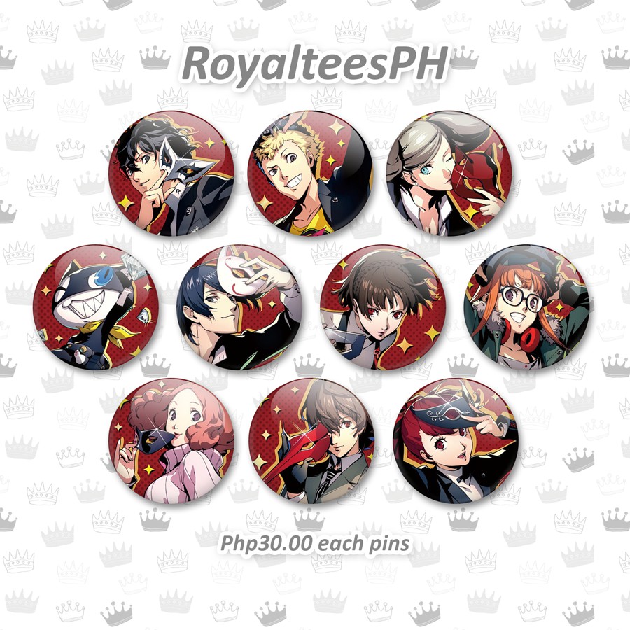 Persona 5 Fan-made Button Pins Batch 2 | Shopee Philippines