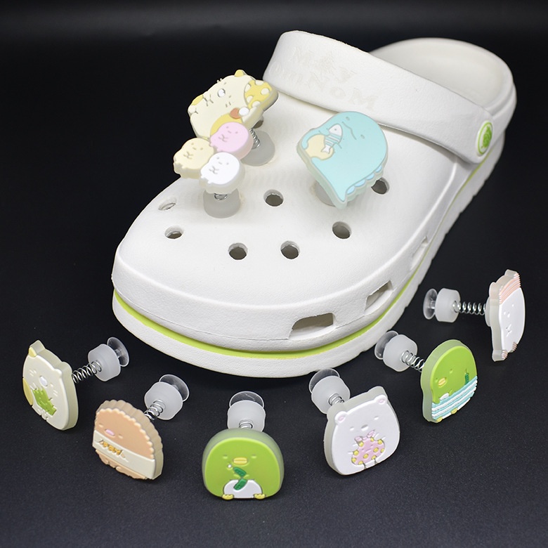 Crocs Jibbitz Creative Cute Cartoon Colorful Transparent Luminous ...
