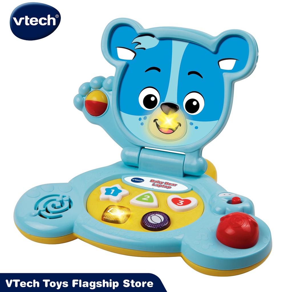 Vtech Baby Bear Laptop Toy - Blue | Shopee Philippines