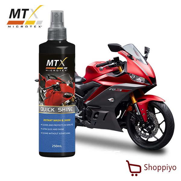 Microtex MTX Motorcycle Bike Care Quick Shine 250ml | Shopee Philippines