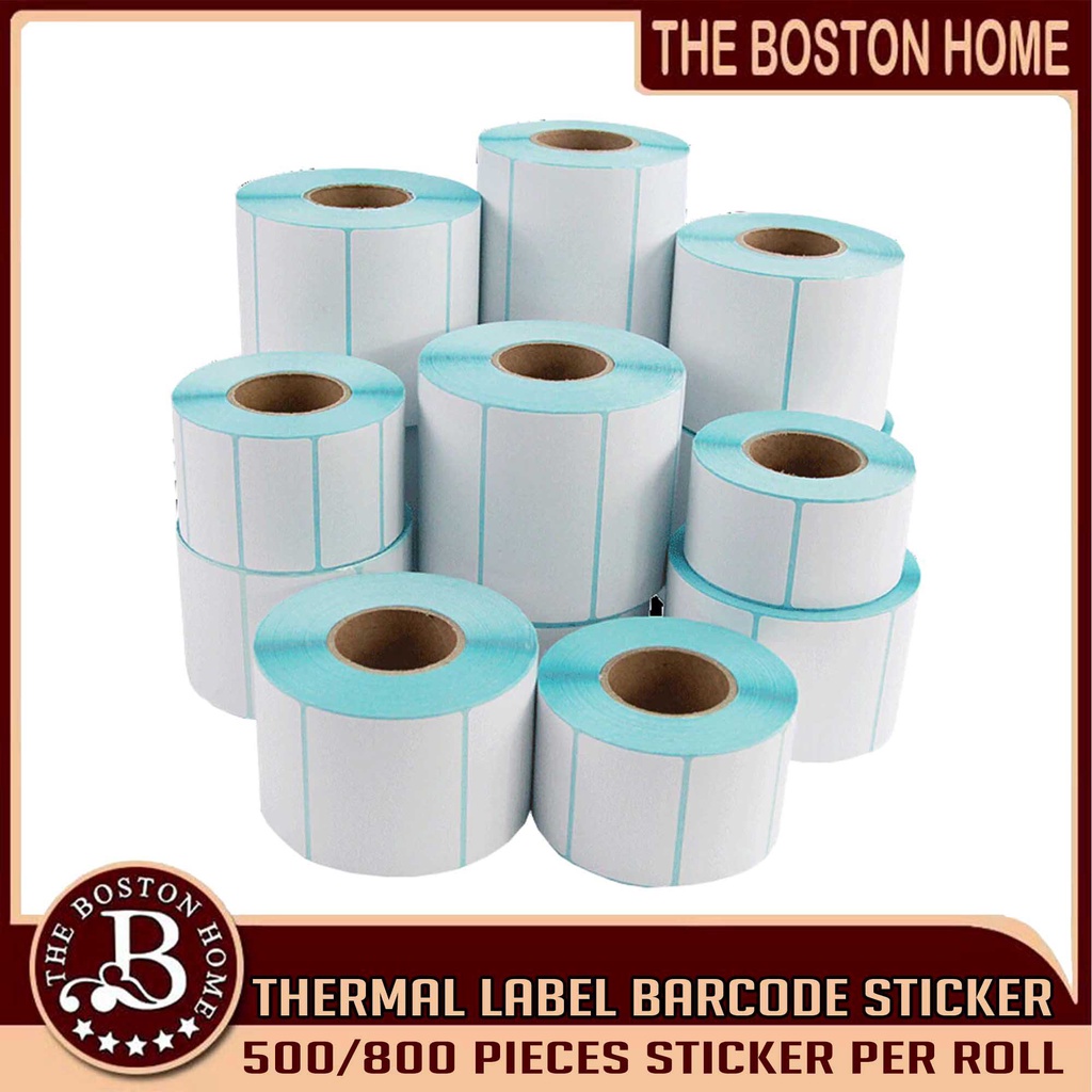 Boston home Thermal Barcode Sticker Paper Barcode Label 30X20 40X30 ...