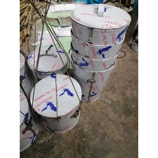 balde ng taho set of 2 (dos) stainless material and (Uno media ...