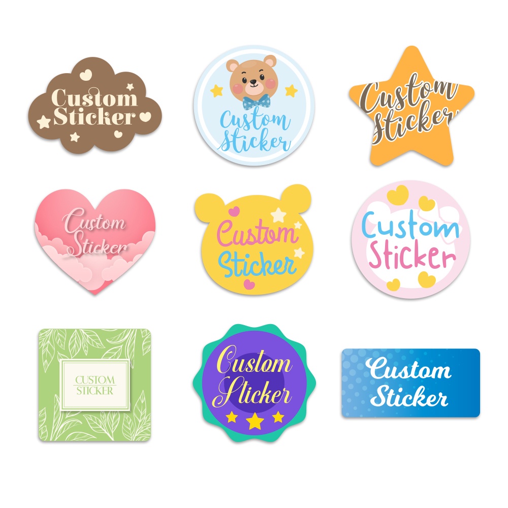 Personalized Custom Stickers - Upload Your own Image, Text, Design ...
