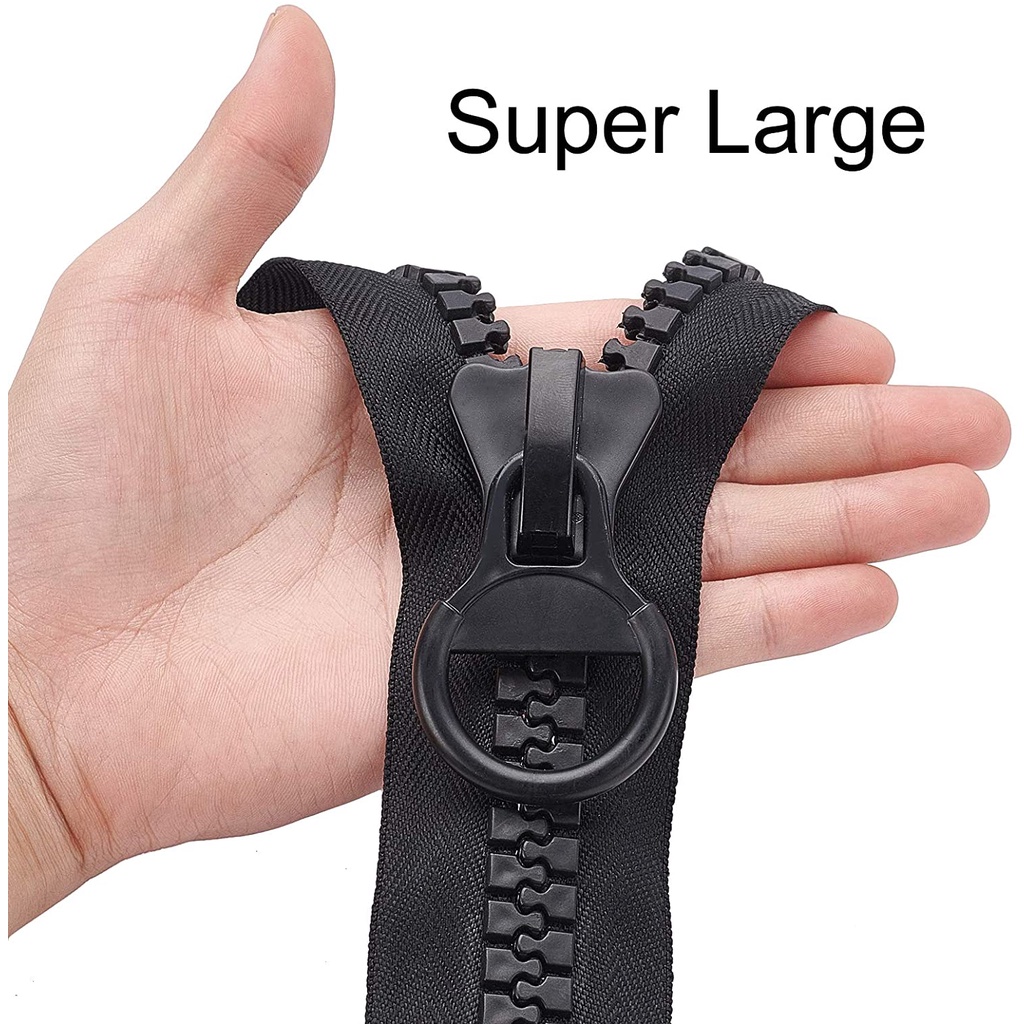 YaHoGa 80cm #20 Super Large Separating Giant Plastic Zippers For Sewing ...