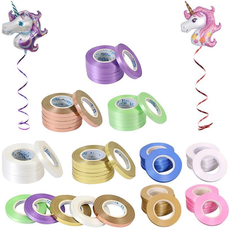 10m/Balloons Ribbon Latex Balloon Satin Ribbon Roll Wedding Birthday ...