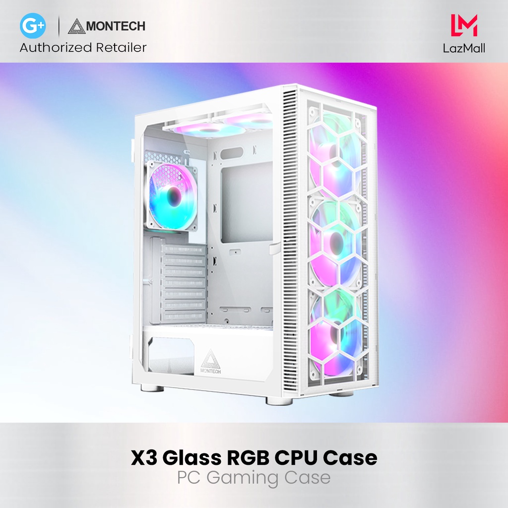 Montech X3 Glass RGB CPU Case PC Gaming Case | Shopee Philippines