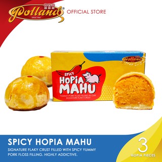 Polland Hopia Mahu Pork Floss (Spicy) 3pcs | Shopee Philippines