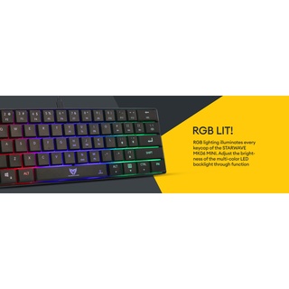 EasyPC | STARWAVE SW-MK06 Gaming Keyboard | Rainbow Backlit | 61 Keys ...