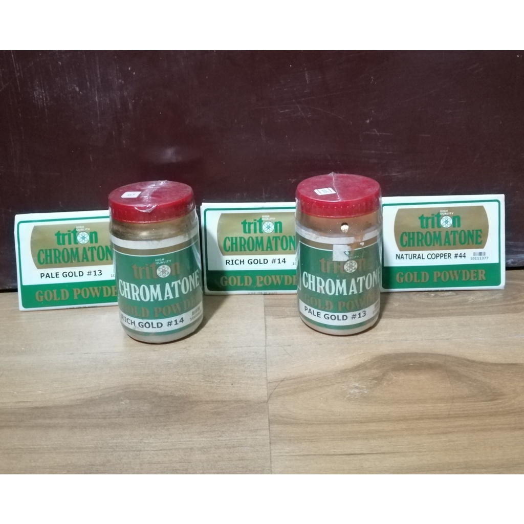 Triton Chromatone Gold Powder Paint 200G | Shopee Philippines