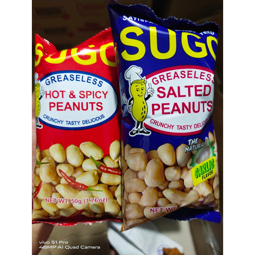 Sugo Grease Less Peanuts 50g | Shopee Philippines