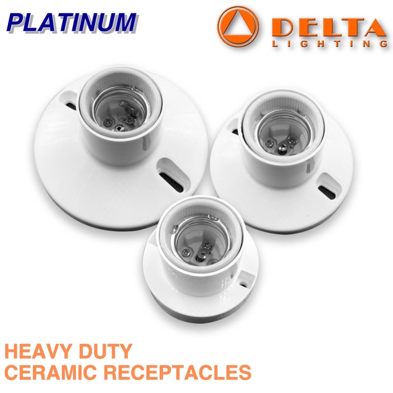Heavy Duty Receptacle | Bulb Socket | DELTA 250V 4A-6A | 4x4 3x3 2x2 ...