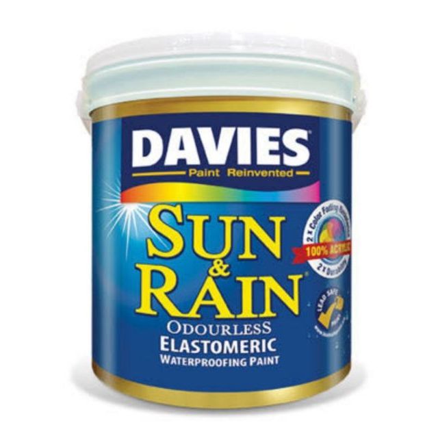 Davies Paints Sun and Rain Elastomeric Weather proof Paint | Shopee ...