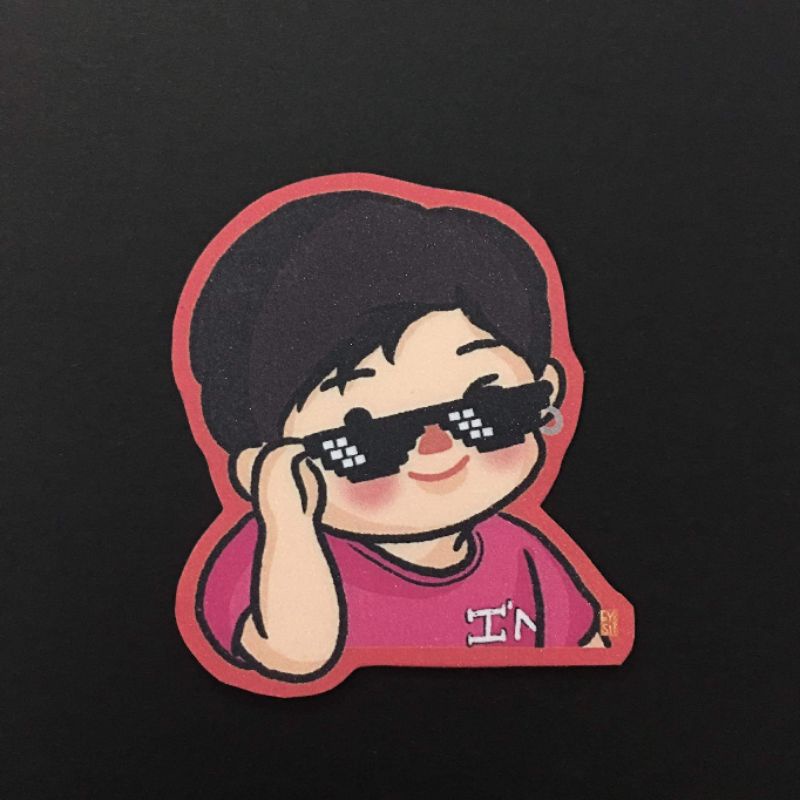 Fun Contemporary rap monster RM waterproof stickers | Shopee Philippines