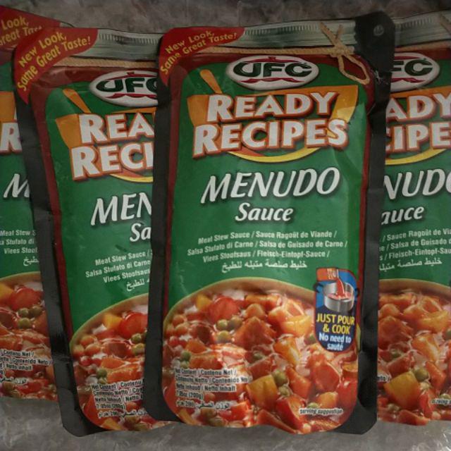 UFC Ready Recipes Menudo Sauce 200g | Shopee Philippines