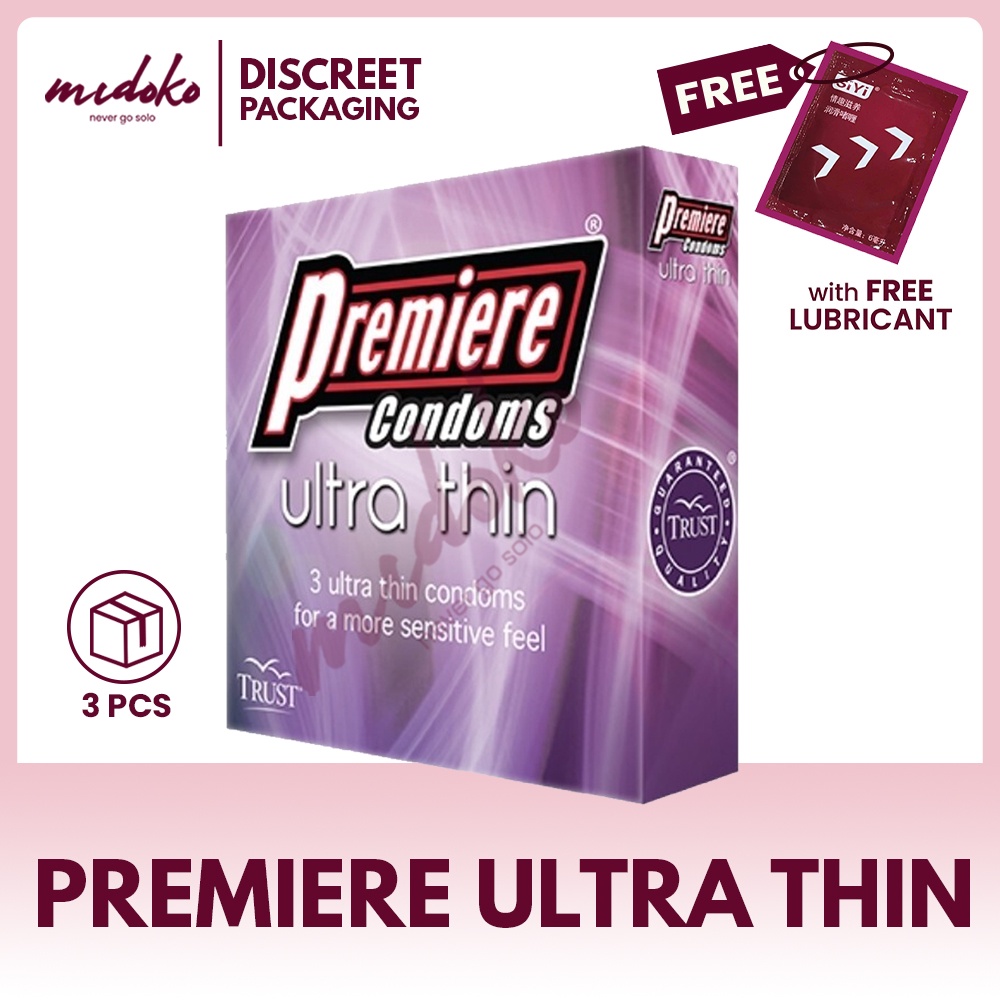 Midoko PREMIERE ULTRA THIN CONDOM 3PCS | Shopee Philippines