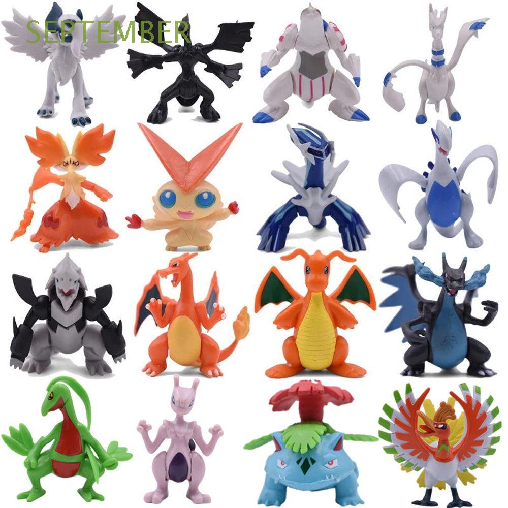 SEPTEMBER for Children Pokemones 6-8cm Model Toys Figures Toys Mewtwo ...