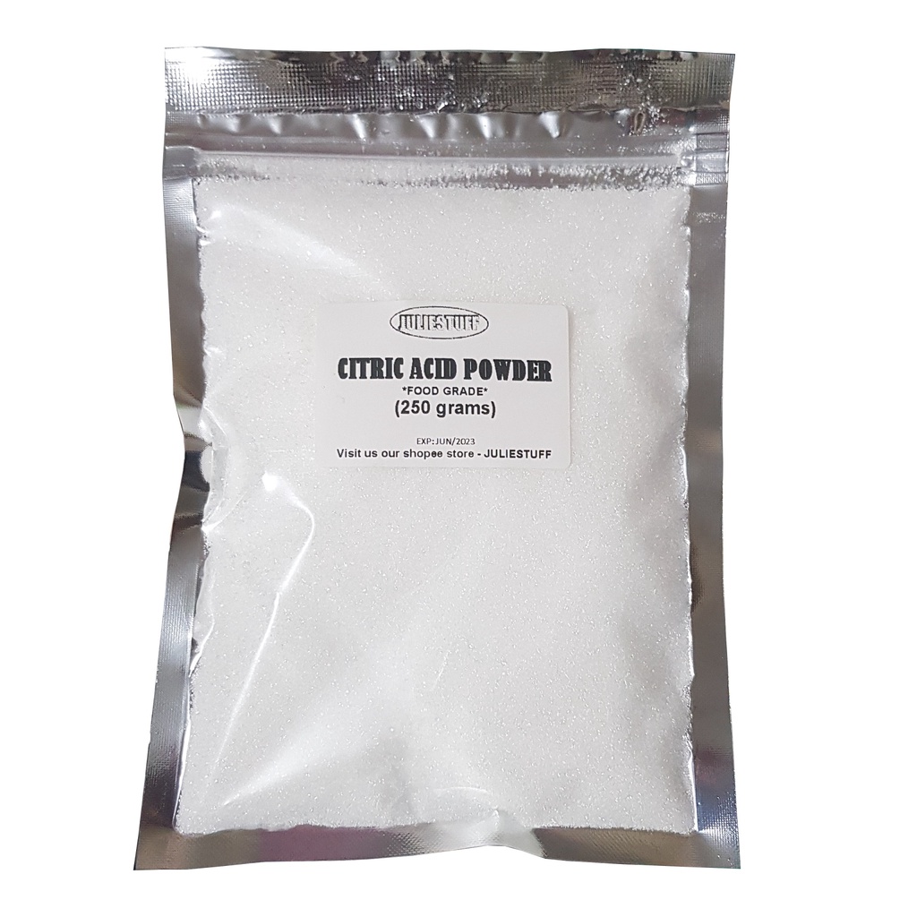 CITRIC ACID ANHYDROUS - Food Grade 250 grams | Shopee Philippines