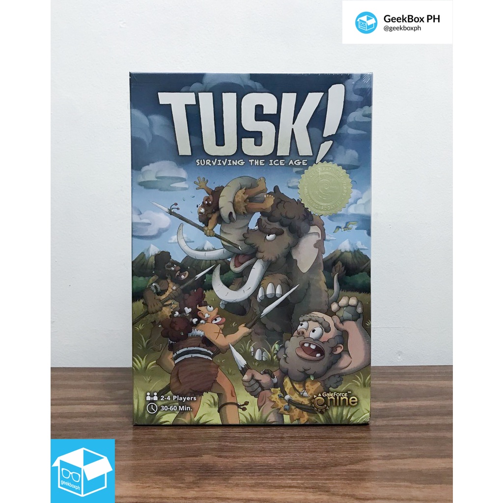 Tusk! Surviving the Ice Age Board Game | Shopee Philippines